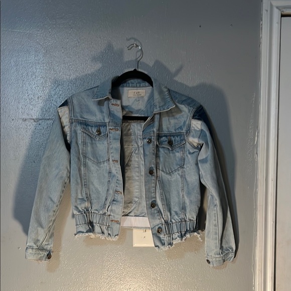 Chelsea & Violet | Jackets & Coats | Chelsea Violet Light Blue Jacket ...